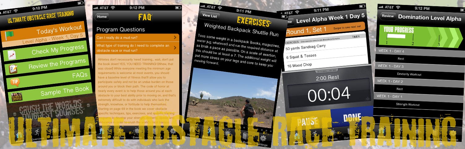 Get Our Mobile Apps | Mud Run, OCR, Obstacle Course Race & Ninja ...