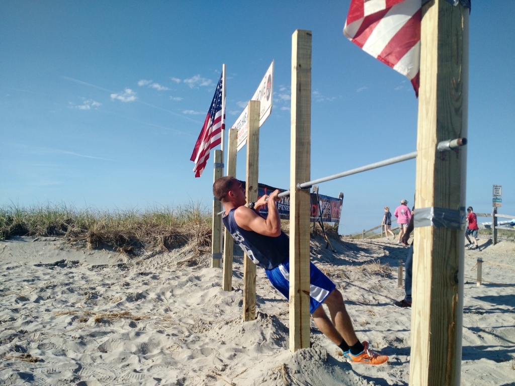 Ocean City Local Gym and Fitness - Obstacles for the Memorial Beach ...
