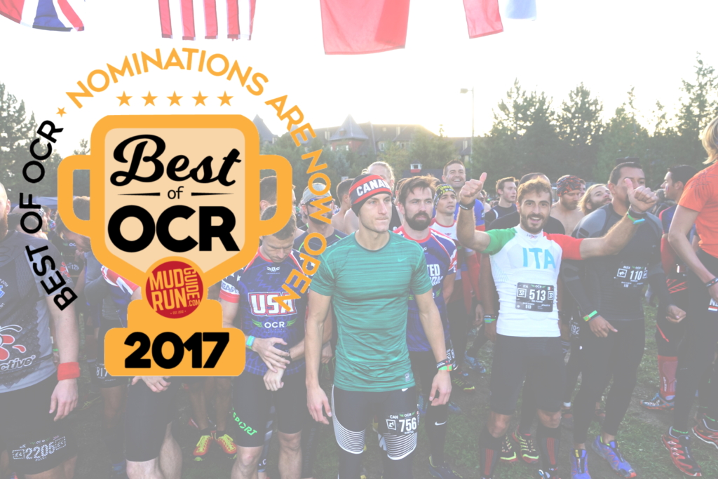 Mud Run Guide's 2017 Best of OCR Nominations Now Open