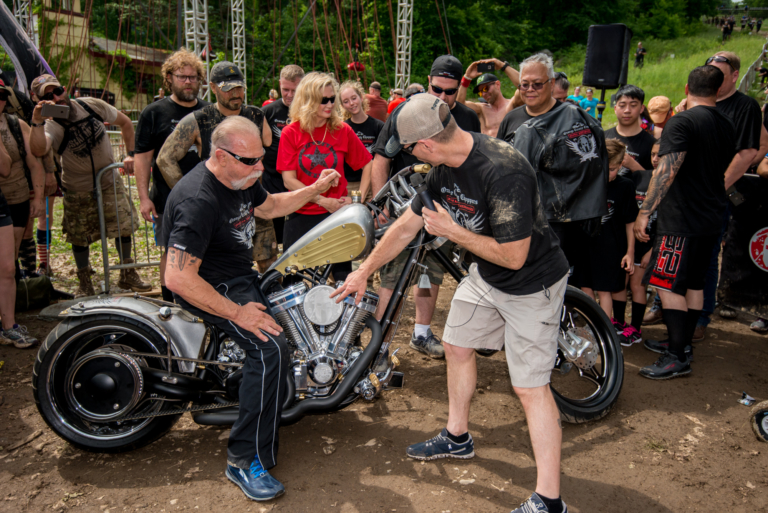 American Chopper Unveils Spartan OSCAR MIKE FOUNDATION Chopper